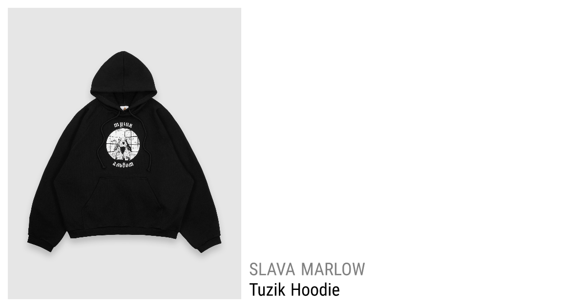 Tuzik Hoodie — Slava Marlow — ihavefabrics